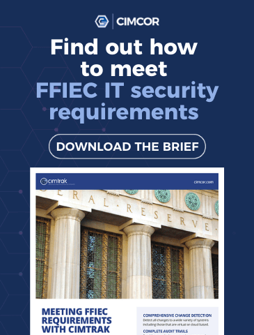 Meet FFIEC IT Security Requirements for Financial Institutions