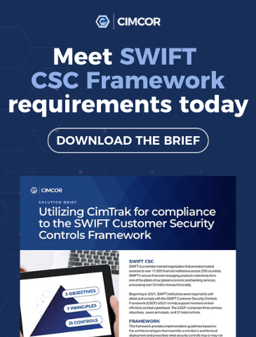 SWIFT Customer Security Controls Framework