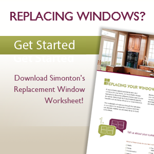 High Quality Vinyl Home Replacement Windows by Simonton Windows