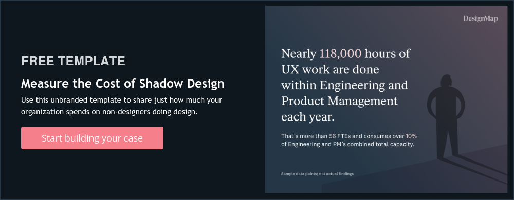 The Cost of Shadow Design Teams – DesignMap