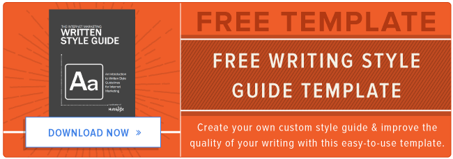How To Create A Writing Style Guide Built For The Web Free Template 