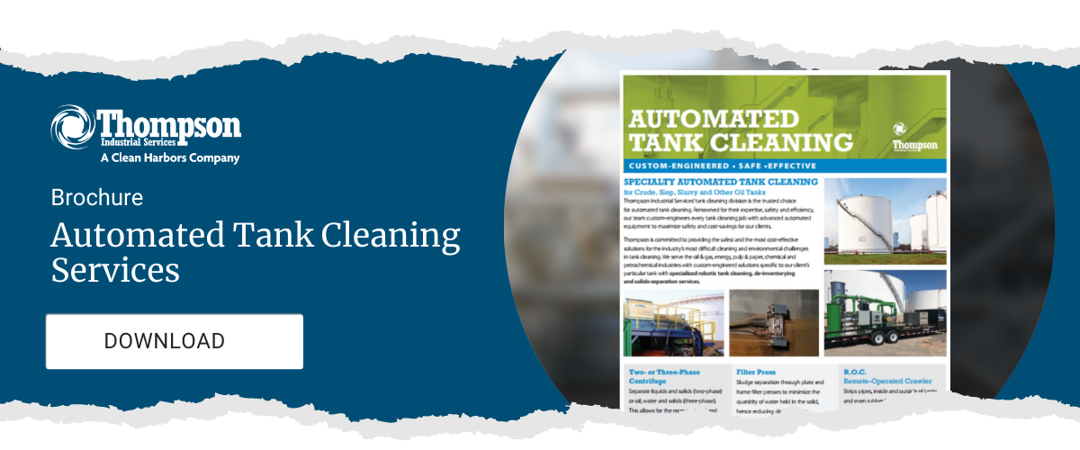 Thompson Introduces Automated Tank Cleaning